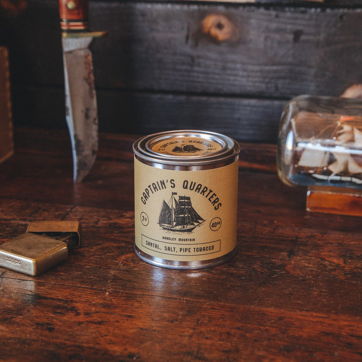 Captain's Quarters Candle – Bradley Mountain