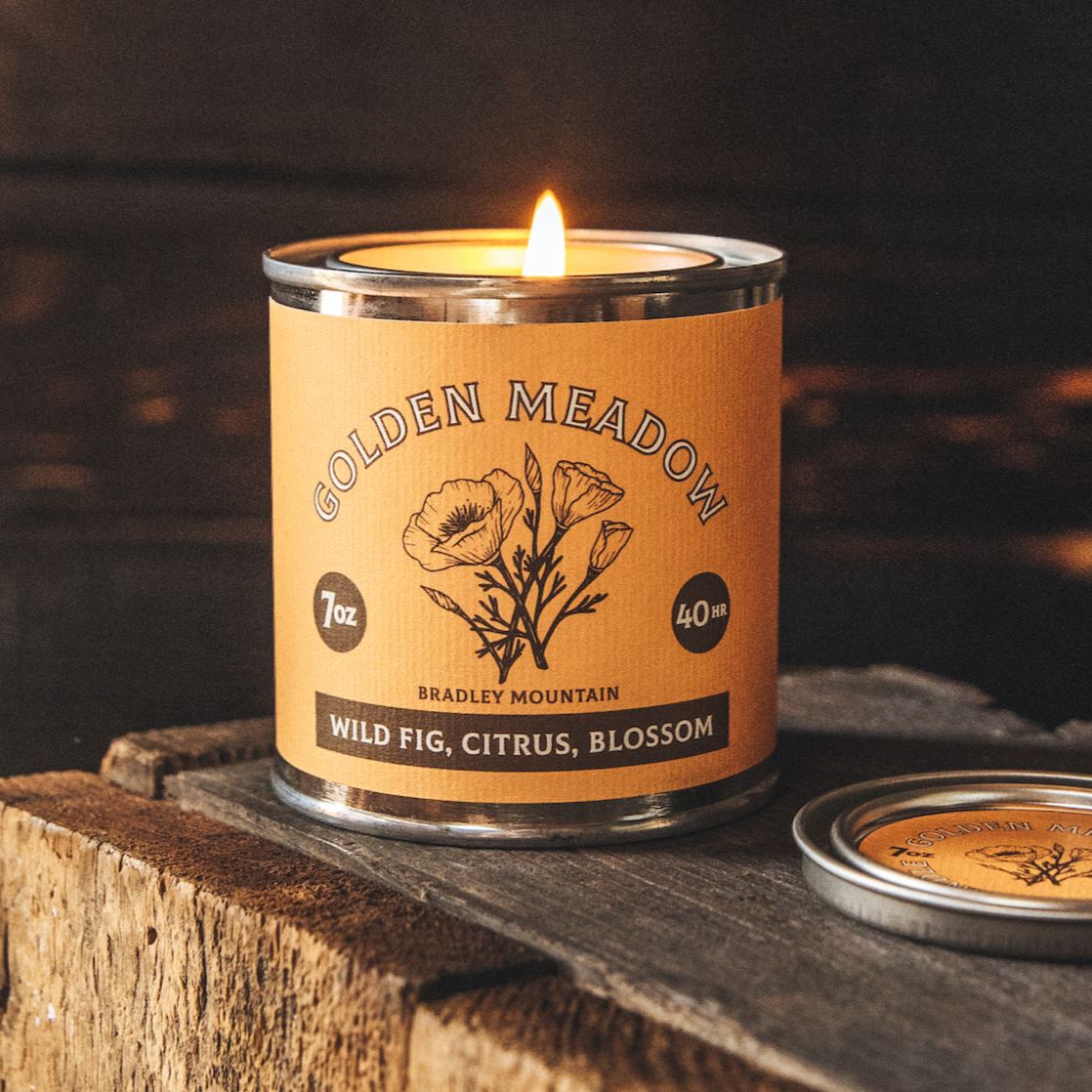 Golden Meadow Candle – Bradley Mountain